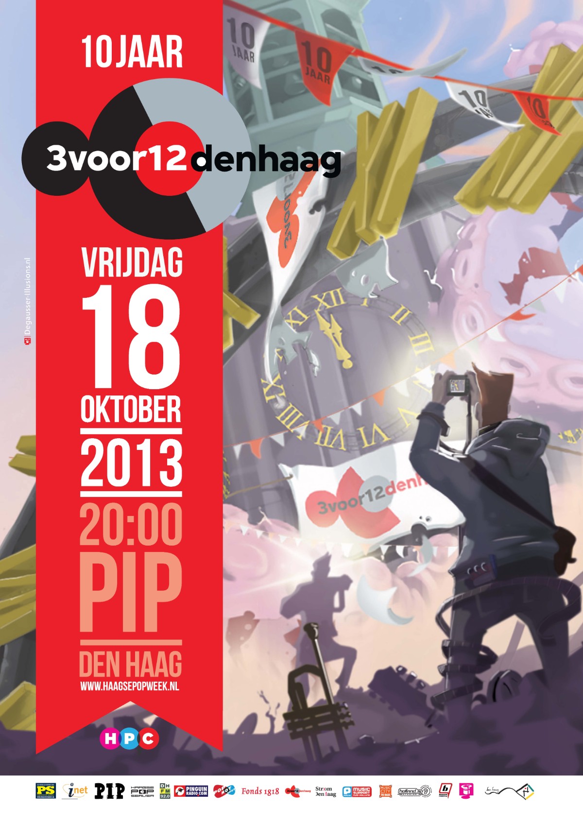 3voor12 Den Haag viert 10-jarig jubileum in PIP - Den Haag - 3voor12