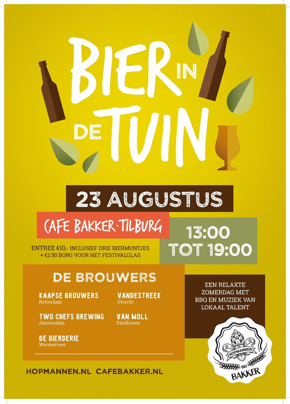 3voor12/Tilburg en De Hopmannen presenteren 'Bier In De Tuin' - tilburg ...