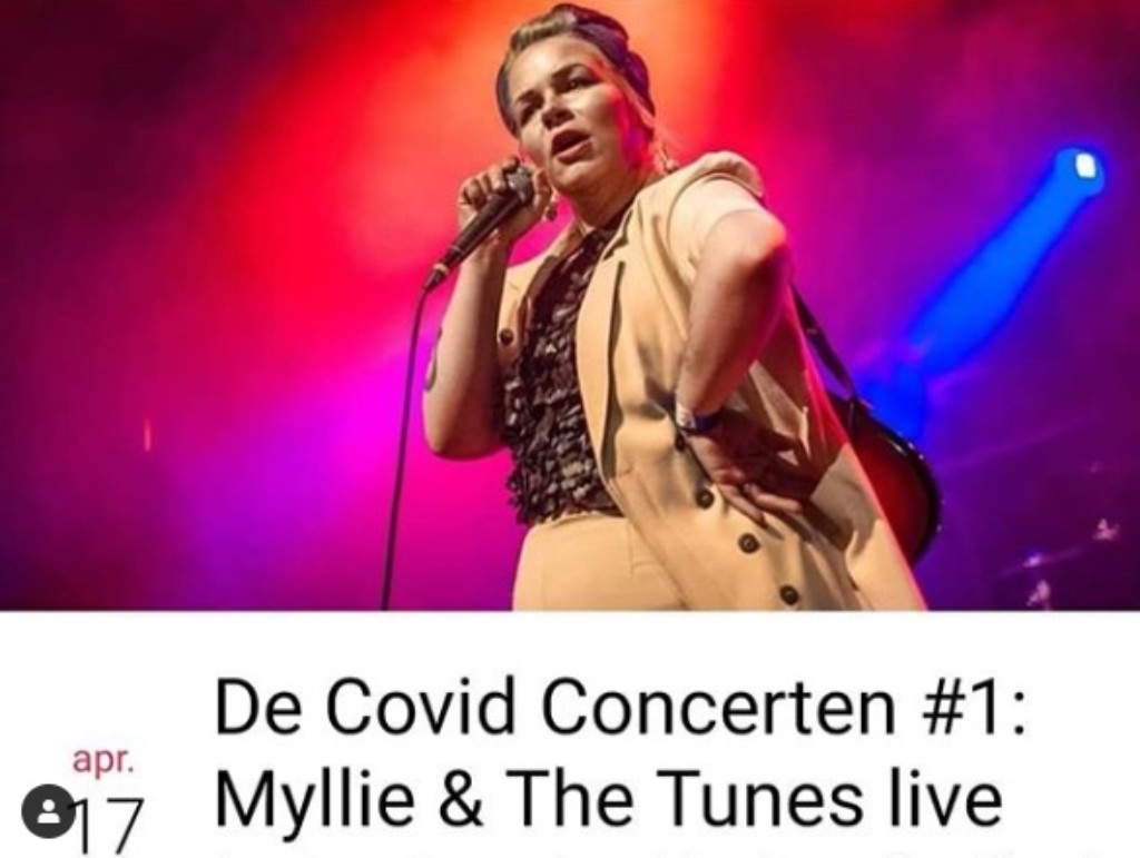 Myllie & The Tunes Covid Concert bij Poppodium Phoenix - Breda - 3voor12