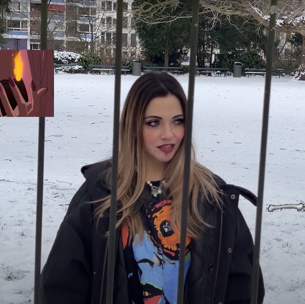 Faberyayo & Stippenlift toveren Georgina Verbaan om tot goth-rapper ...